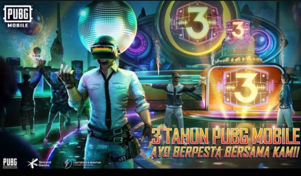 Buruan Klaim Kode Redeem PUBG Mobile 3rd Anniversary Maret 2021! Ini Caranya
