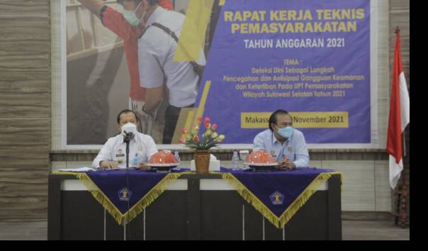 Buka Rakernis Pemasyarakatan, Kakanwil kemenkumham Sulsel Sampaikan Ini