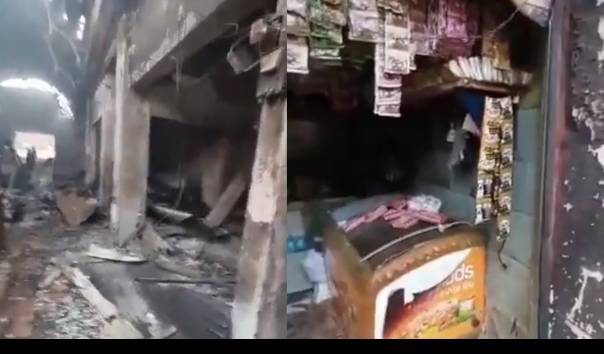 Viral Kios Tetap Utuh Saat Kebakaran Pasar Kroya, Padahal Kondisi ...