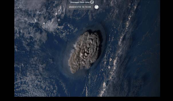 Tentang Gunung Berapi Bawah Laut Hunga Tonga-Hunga Ha'apai, Letusannya ...