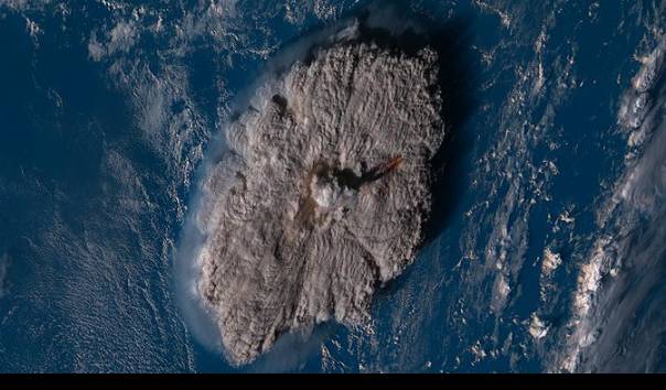 Ilmuwan: Letusan Gunung Bawah Laut Tonga Terjadi Seribu Tahun Sekali