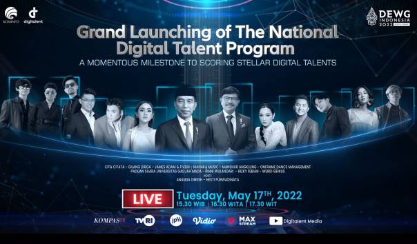 Rayakan Momentum Cetak Talenta Digital, Kominfo Luncurkan Program DTS 2022