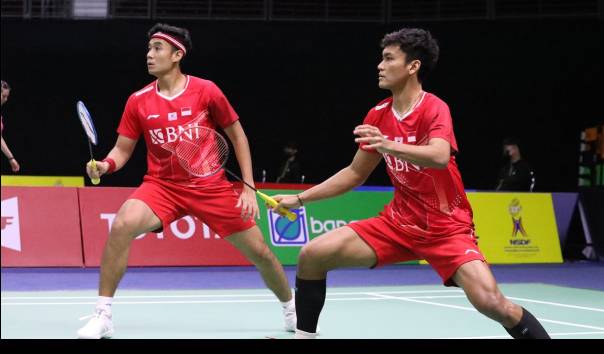 Hasil Japan Open 2022: Jungkalkan Ganda Putra Malaysia, Fikri/Bagas ke 16 Besar