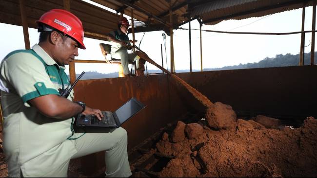 Proses Pengolahan Bauksit di Kalimantan Barat