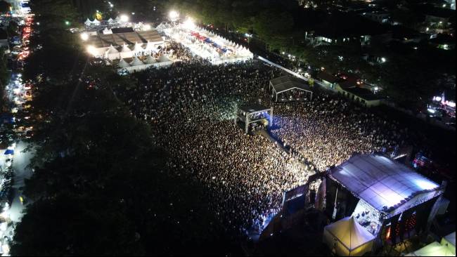 Pesta Rakyat Simpedes Sukses Hadirkan 55 Ribu Warga Bandar Lampung