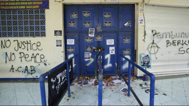 Sejarah dan Arti 1312 ACAB, Tertulis di Kanjuruhan Usai Tragedi, Apa Kaitannya dengan Polisi?