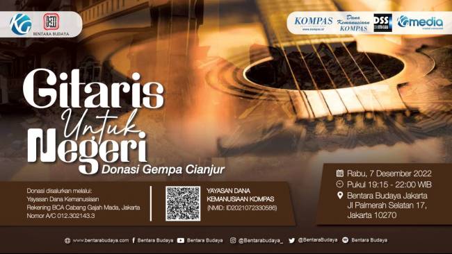 Konser Amal Gitaris untuk Negeri: Donasi Gempa Cianjur