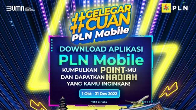 Undian Gelegar Cuan PLN Mobile, Berhadiah Mobil Listrik Hingga Umroh
