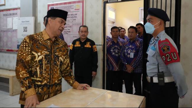 Kakanwil Kemenkumham Sumsel Ingatkan Petugas Untuk Tingkatkan Kewaspadaan