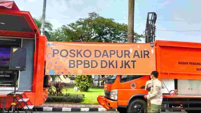 BPBD DKI Buka Posko Dapur Air hingga 25 April untuk Bantu Pemudik
