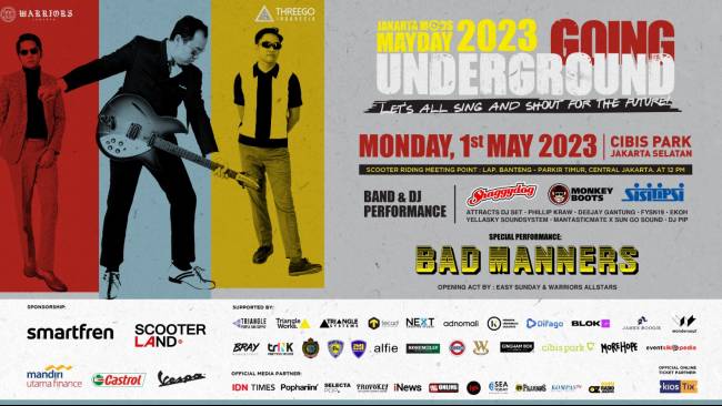 Usung Tema Going Underground, Jakarta Mods May Day 2023 Kembali digelar