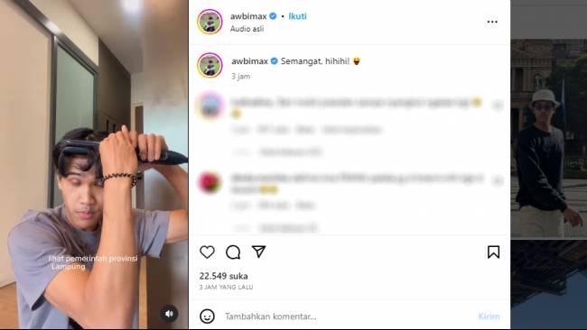 Jokowi Tinjau Jalan Rusak di Lampung, Bima Tiktoker Unggah Ledekan: Kena Lo