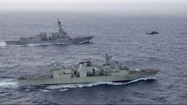 AS Tuding Kapal Perang China Memotong Jalur Kapal Perusak AS di Selat Taiwan Secara Tidak Aman