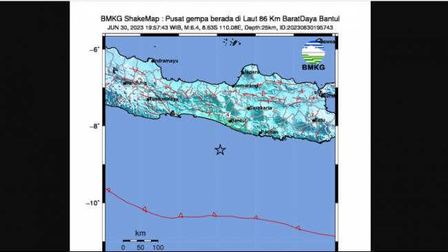 Gempa M6,4 Guncang Yogyakarta, Laporan Sementara BNPB Tak Ada Korban Jiwa