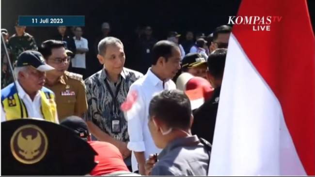 Momen Jusuf Hamka Dampingi Jokowi di Peresmian Tol Cisumdawu, Piutangnya Belum Dibayar Menkeu