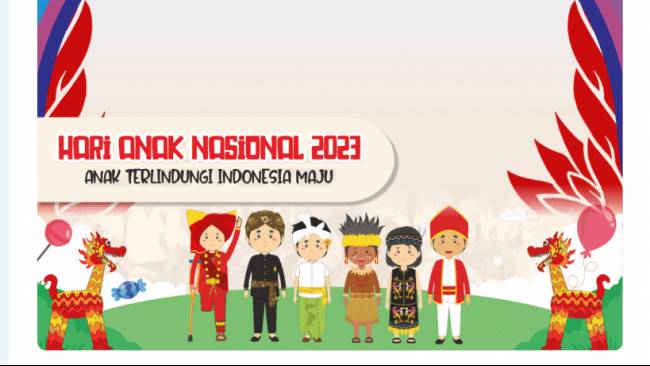 50 Twibbon dan Ucapan Selamat Hari Anak Nasional 2023, Ini Tema dan Sejarahnya