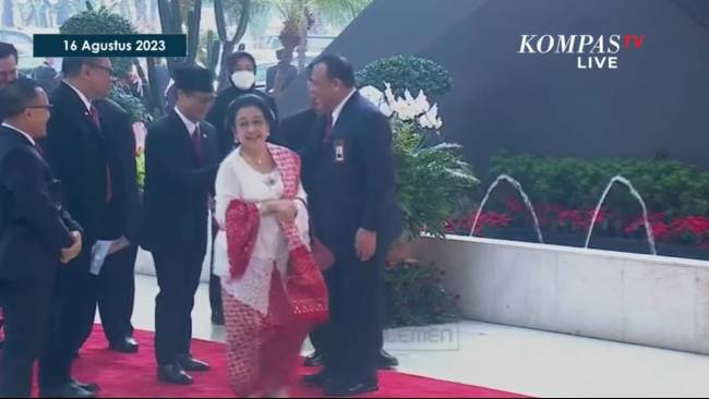 Megawati Hadir di Sidang Tahunan MPR 2023, SBY dan AHY Absen