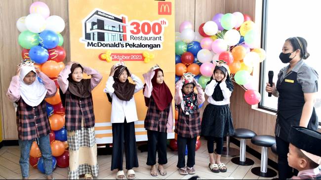 Restoran ke-300 Hadir di Pekalongan, McDonald's Indonesia Perkuat Komitmen Berkontribusi Positif