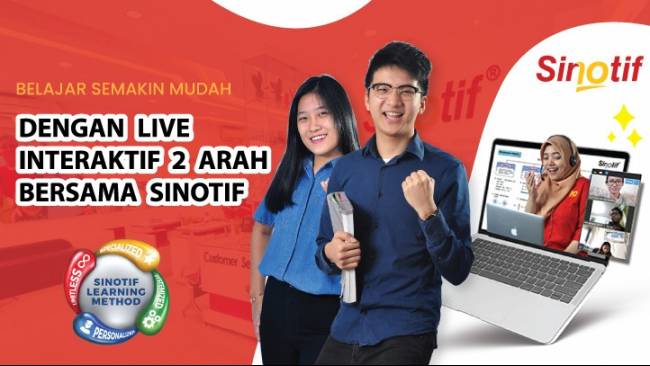 Terbukti Sukses Selama 20 Tahun, Sinotif Learning Method Hadir Lewat Metode Live Interaktif Dua Arah