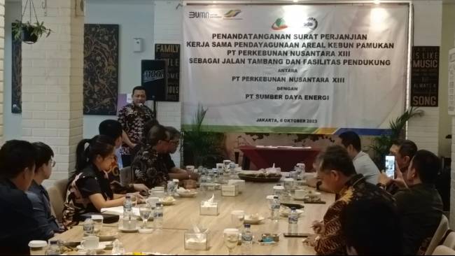 PTPN XIII dan PT SDE Teken Kerja Sama Optimasi Pemanfaatan Aset