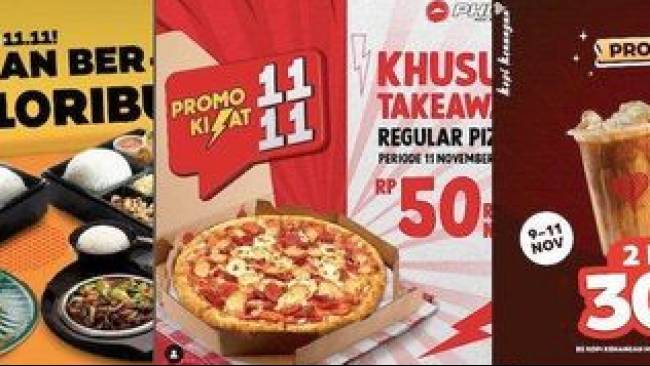 Daftar Promo 11.11 Makanan November 2023, Mulai Rp 5.000 Saja