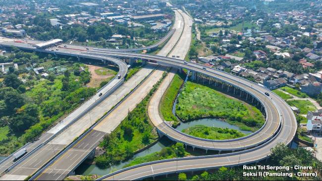 Jasa Marga Metropolitan Tollroad Buka Sejumlah Tol Fungsional saat Nataru, Ada Tol Pamulang-Cinere