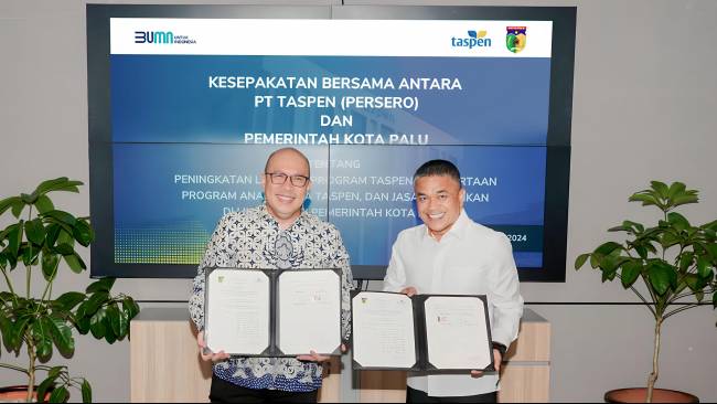 TASPEN dan Pemkot Palu jalin kerja sama dalam meningkatkan kesejahteraan ASN