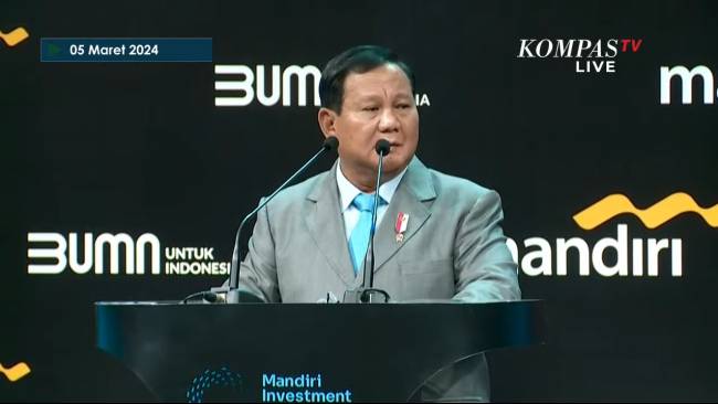 Prabowo: Perkiraan Saya, dalam 5 Tahun ke Depan Pertumbuhan Ekonomi Indonesia Capai 8 Persen