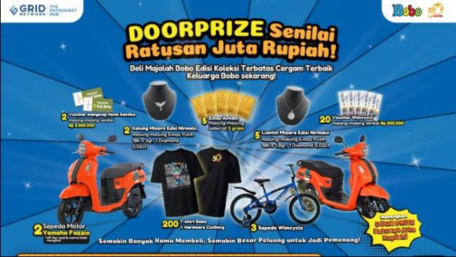 Majalah Bobo Bagi-Bagi Door Prize Edisi Koleksi Terbatas Cergam Terbaik ...