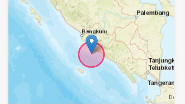 Gempa 5,6 M Guncang Bengkulu Selatan, Tidak Berpotensi Tsunami