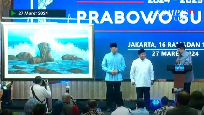 SBY Beri Lukisan "Standing Firm Like Rocks" ke Prabowo, Rencananya ...