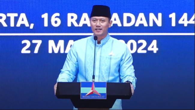 AHY Akui Kursi Demokrat di Pileg 2024 Turun Banyak, tapi Misi Kembali di Pemerintah Tercapai