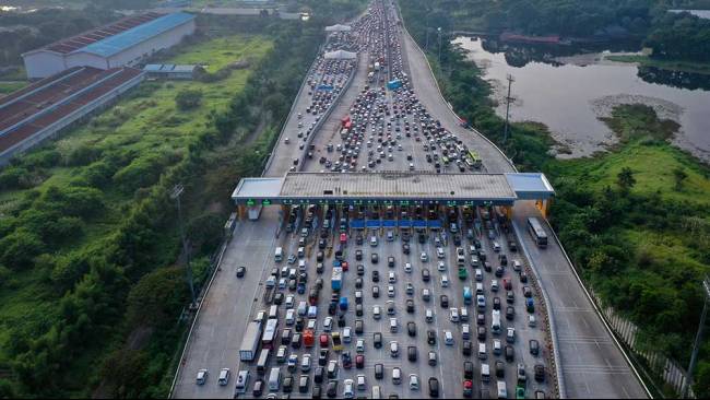 Jasa Marga Catat 1,5 Juta Kendaraan Tinggalkan Jabotabek dari H-7 sampai Hari H Lebaran