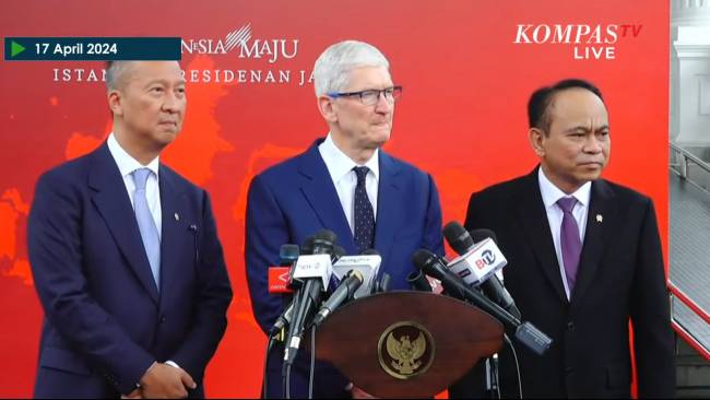 Tim Cook Respons Keinginan Jokowi Bangun Pabrik Apple di Indonesia: Akan Kami Wujudkan