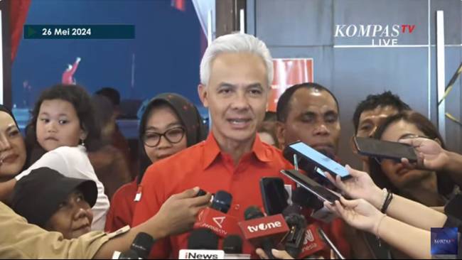 Kata Ganjar soal DPD PDI-P Usulkan Anies Baswedan Diusung Jadi Cagub Jakarta 2024