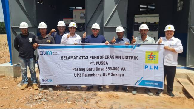 Penyalaan Listrik PT PUSSA, Gerak Cepat PLN UP3 Palembang Raih Kesempatan Penjualan
