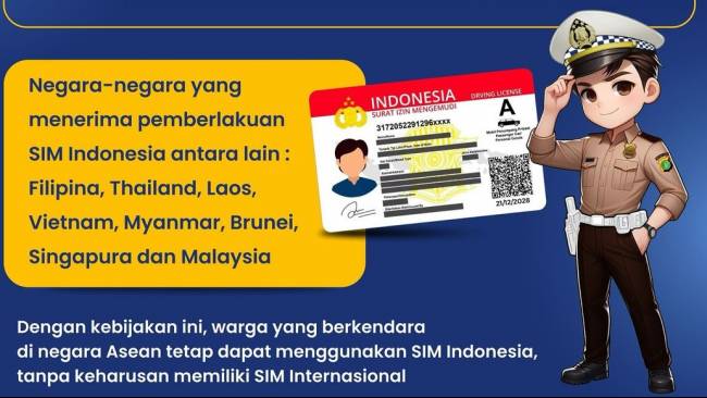 8 Negara yang Akui SIM Indonesia, Bisa Berkendara Tanpa SIM ...