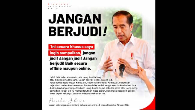 Kominfo Luncurkan Portal "Bersama Stop Judi Online", Isinya Hotline, Buklet, hingga Iklan Layanan