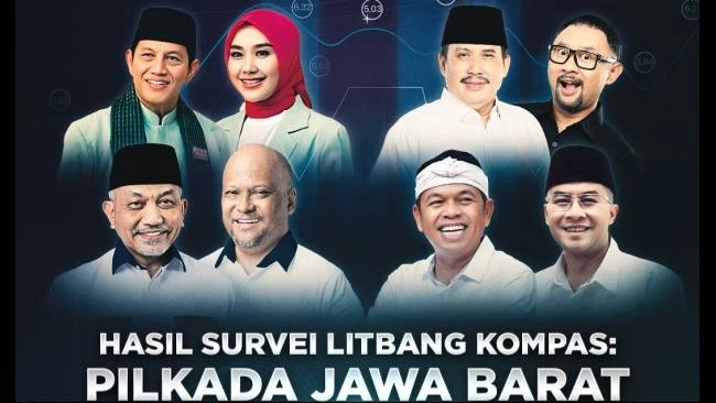 Survei Litbang Kompas: Acep-Gitalis, Jeje-Ronal, Syaikhu-Ilham, Dedi ...