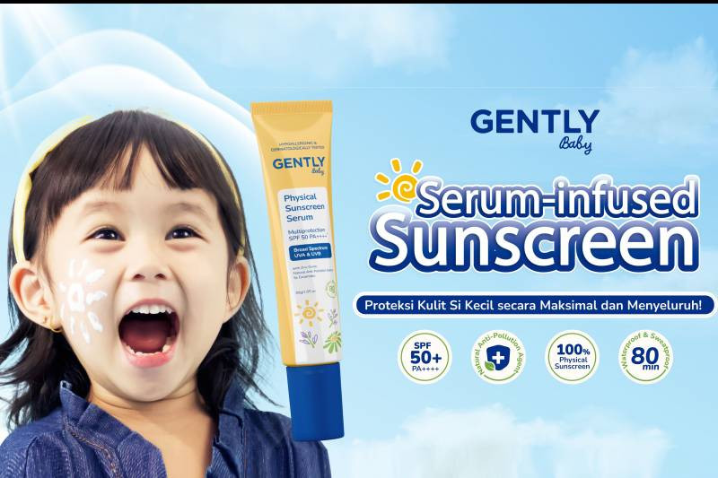 Gently Sunscreen SPF50+ PA++++ dengan Serum Anti-Polusi, Solusi ...