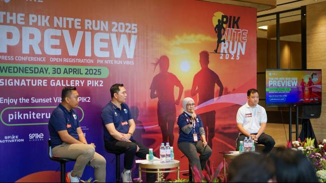PIK Nite Run 2025: Lari Malam Penuh Warna di Jantung PIK 2