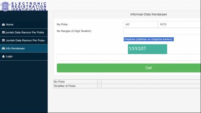 Cara Cek Data Kendaraan di Korlantas Polri Secara Online