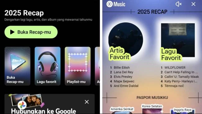Cara Bikin YouTube Music Recap 2025 dan Bagikan ke Media Sosial, Ini ...