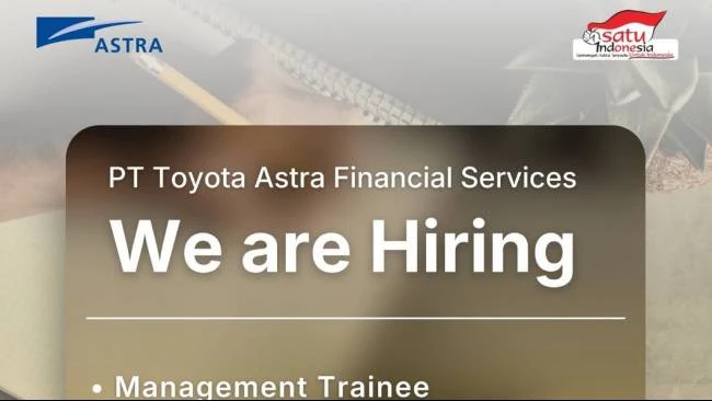 Lowongan Kerja PT Toyota Astra Financial Services 2026, Buka Posisi ...