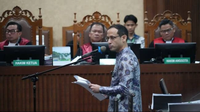 Usai Bacakan Duplik, Nadiem Makarim Ungkap Kekecewaanya dan Beri ...