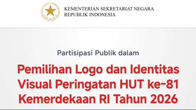 Link dan Cara Pilih Logo Resmi HUT ke-81 RI 2026, Ada Hadiah Undangan ...